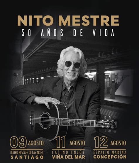 Nito Mestre En Chile Presenta Los 50 Años De «vida Disco Insigne Del