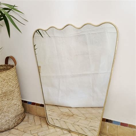 Brass Wall Mirror Marrakesh Artisan