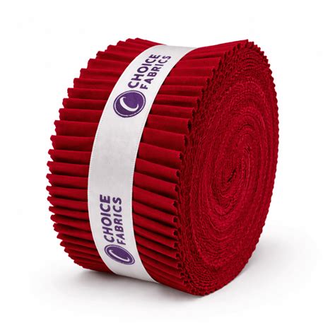 Sale Choice Fabrics Supreme Solid Colors 40 Strip Jelly Rolls 2699