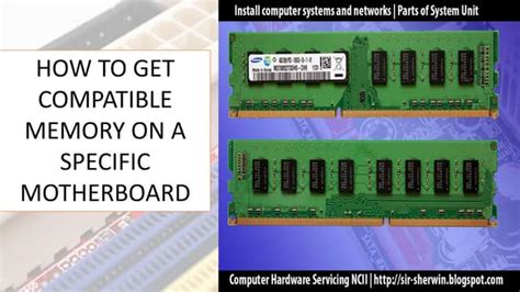 How To Get Compatible Memory On A Specific Mobo Pptx