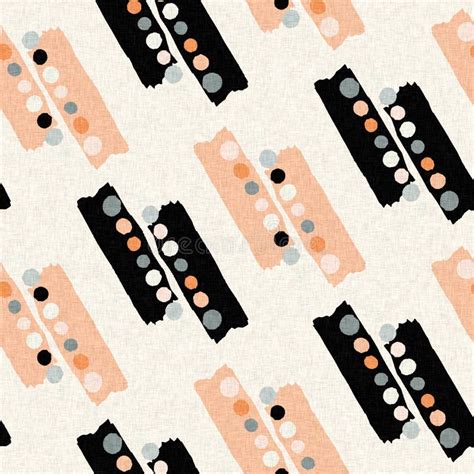 Modern Scandi Abstrcat Endless Pattern Organic Summer Gender Neutral