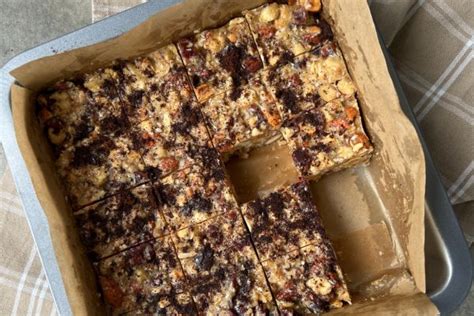 Coffee Cashew Nut Butter Protein Slice The Cooks Collective