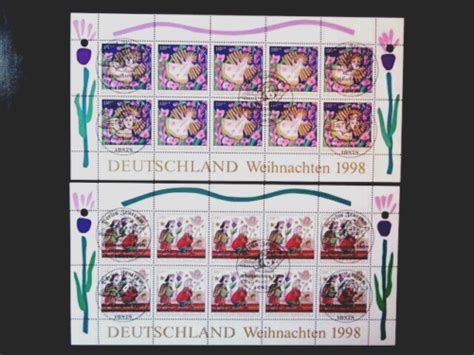 Zehnerbogen Klb Satz Weihnachten Esst Berlin Sonderstempel Pf