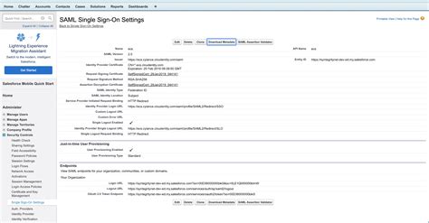 Integrating Salesforce Saml
