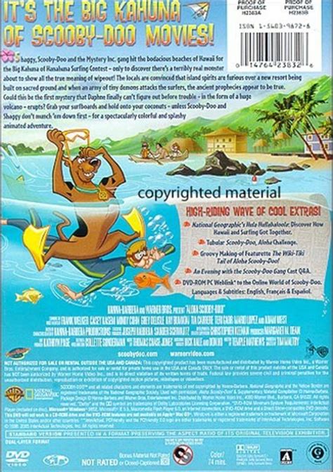 Aloha Scooby Doo Dvd 1996 Dvd Empire