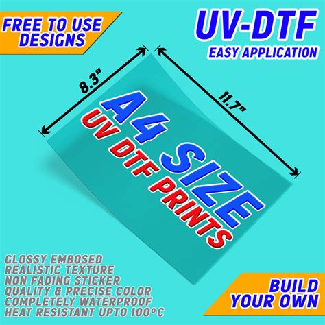 Build Your Own Uv Dtf Print Layout Free Designs For Any Kind Of