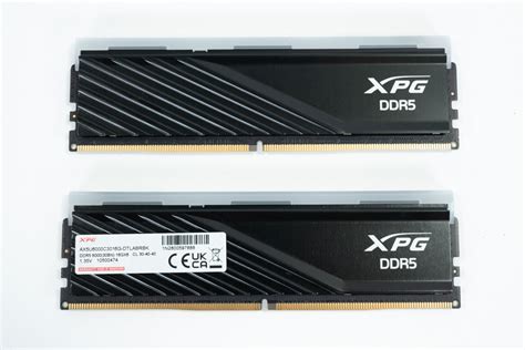 XPG Lancer Blade RGB DDR5 6000 32 GB CL30 Review Low Profile A Closer Look TechPowerUp