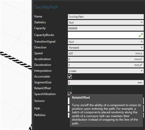 Signal Control Bidirectional Variable Conveyor Component Modeling