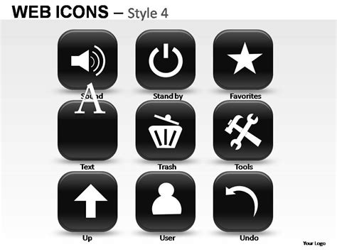 Web Icons Style 4 Powerpoint Presentation Slides Powerpoint