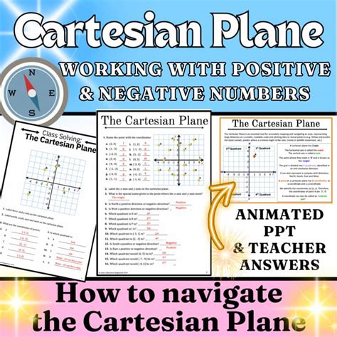 Cartesian Plane Introduction Cartesian Plane Worksheets With Answers And Ppt