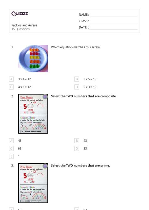 50 Multiplication With Arrays Worksheets For 4th Class On Quizizz Free And Printable