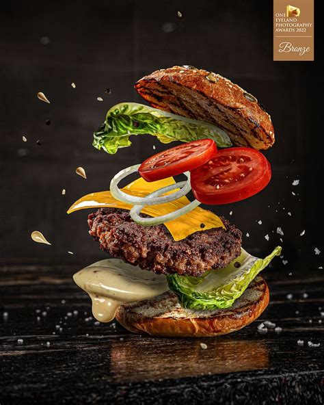 Mihails Pavlenko Beef Burger Advertising Food Bronze One