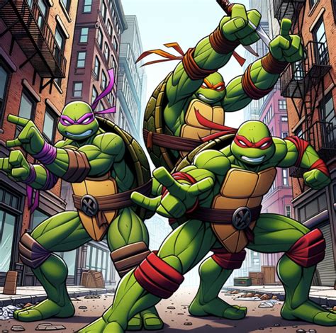 Ninja Turtle Names Colors Personalities Tme Net