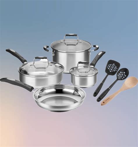 Cuisinart 10 Piece Cookware 60 Shipped Reg 200