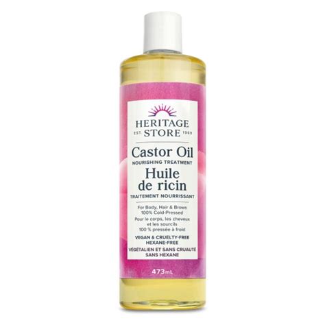 Heritage Store Castor Oil 473ml 16 Oz Best Buy Canada