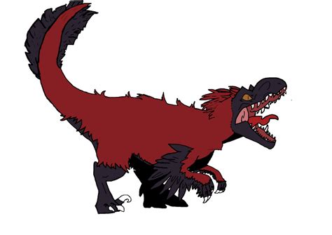 Jurassic World Primal Pyroraptor By Geometryheroes On Deviantart