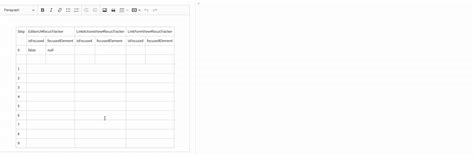 Removing More Than Rows In A Column Table Crashes Editor Issue