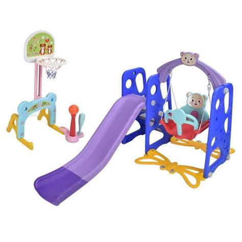 Fafeicy Toboggan Pour Jouets De Maternelle Ensemble De Balançoires Pour