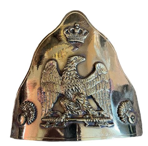 French First Empire Old Guard Bearskin Shakohat Plate Etsy