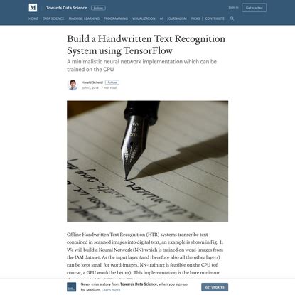 Handwriting OCR Are Na