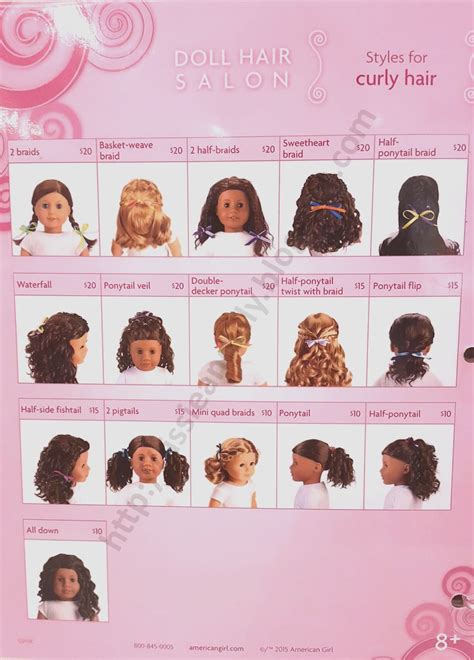 American Girl Doll Hairstyles For Curly Hair Fashion Curlystraight