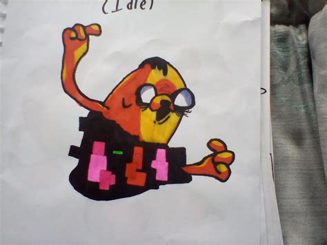 Pibby Jake V1 Idle By Reckmyphone55 On Deviantart