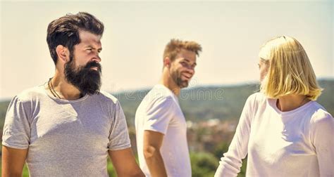 Misunderstanding Between Friends Stock Image Image Of Problem