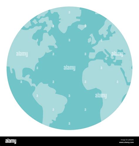 Globe World Earth Map Round Icon Stock Vector Image And Art Alamy