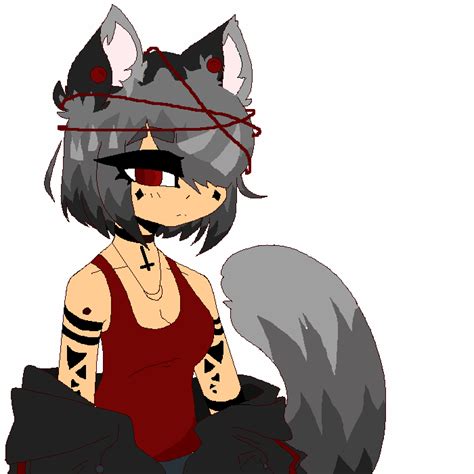 Pixilart Wolf Girl By Bishreksual