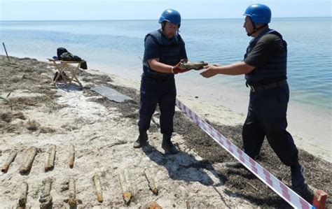 З дна моря під Херсоном підняли понад тисячу снарядів