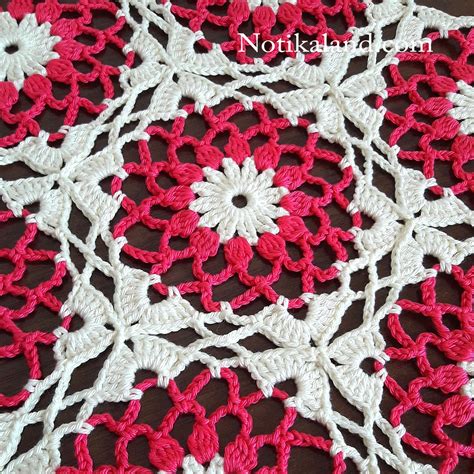 Crochet By Notikaland — Crochet Doily Tutorial Step By Step Part 2 9