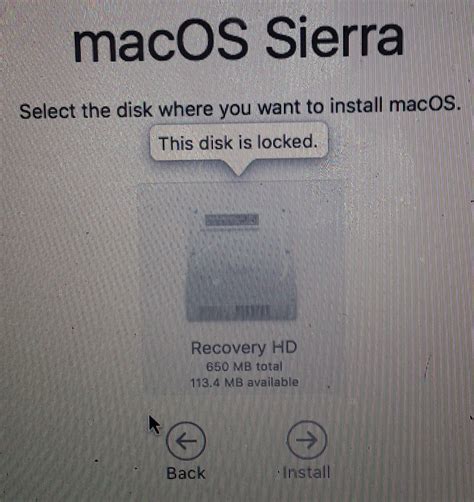 Disk Locked Wont Unmount Cannot Reinstall Os Macrumors Forums