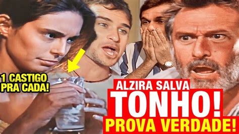 MULHERES DE AREIA Alzira GÊNIA SALVA Tonho e dá 2 CASTIGOS pro César
