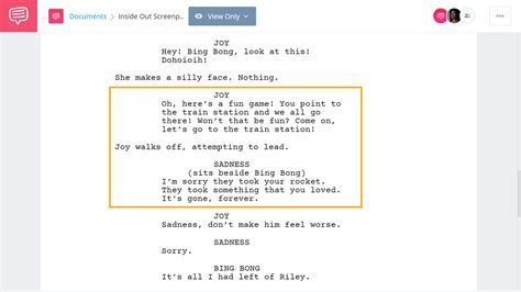 Inside Out Script Pdf Download Plot Characters And Themes