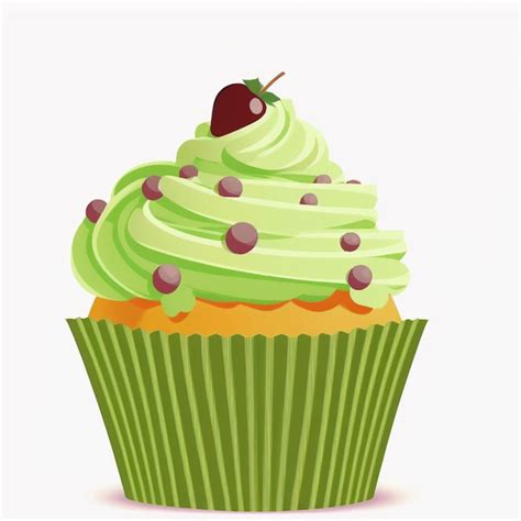 Premium Ai Image There Is A Cupcake With Green Frosting And A Cherry