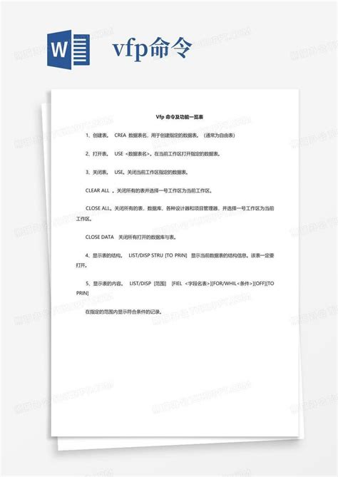 Vfp Word Lvwodedm