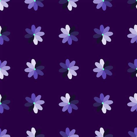Premium Vector Retro Seamless Pattern With Flowers
