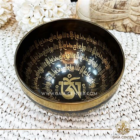 Tibetan Singing Bowl Hand Carved GAIA CENTER Sound Healing CYPRUS