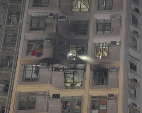 黃大仙上邨單位火警 一度傳出爆炸聲