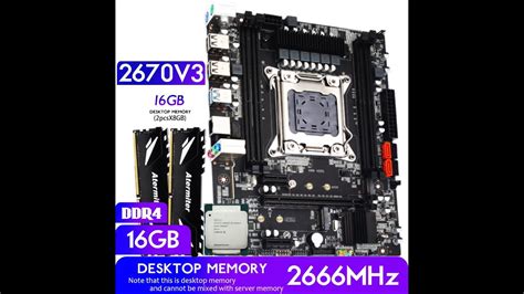 UNBOXING: Kit Atermiter D4 + 16 DDR4 + Xeon E5 2670 v3 - YouTube