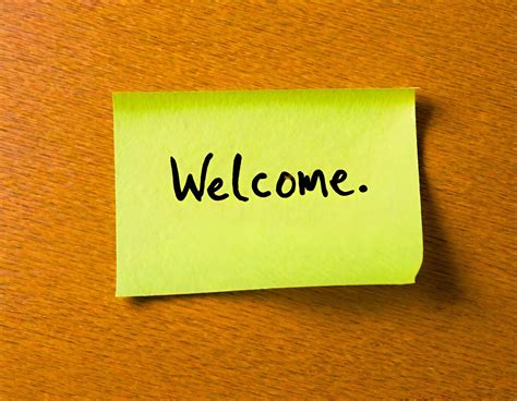 Welcome Note On Wooden Surface Free Download Ai Scribbles