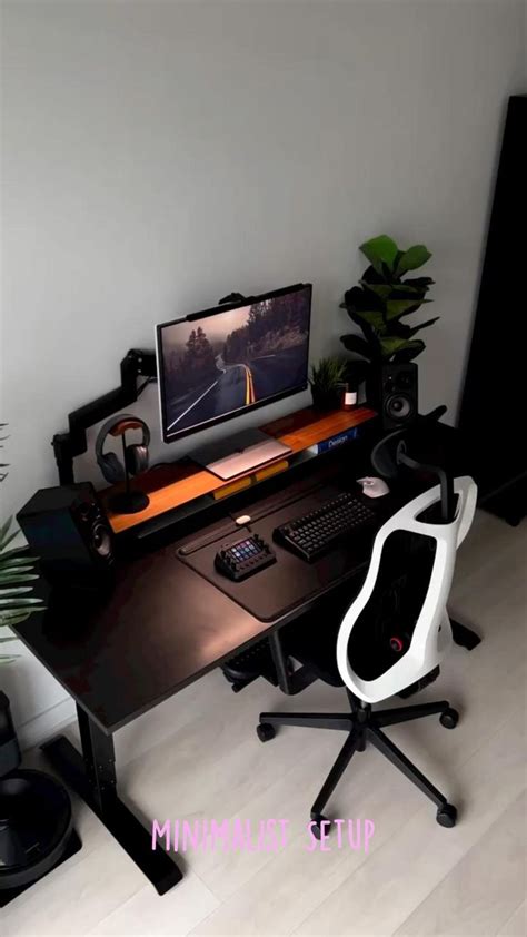 minimalist setup aesthetics gamer room setup gamer pc setup desktop setup in 2023 game room