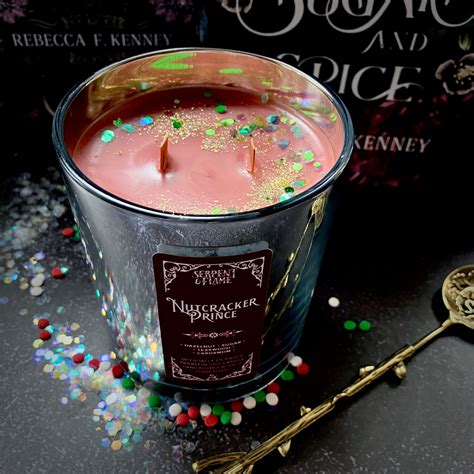 Nutcracker Prince Hazelnut Sugar Teakwood Serpent And Flame Candle Co