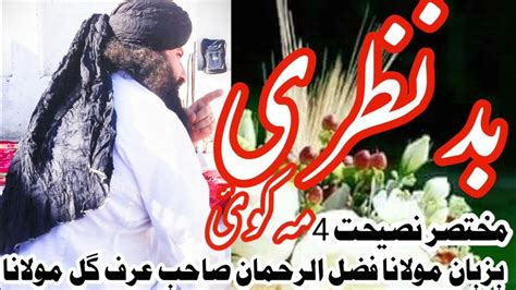 بد نظری مہ کوئ مختصر نصیحت 4 Pessimism Brief Advice 4 بزبان مولانا