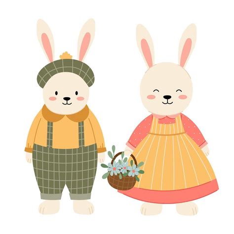Page 5 Cute Hare Vector Art Icons And Graphics For Free Download