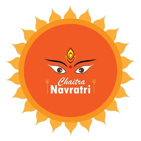 Premium Vector Happy Chaitra Navratri Vector Illustration