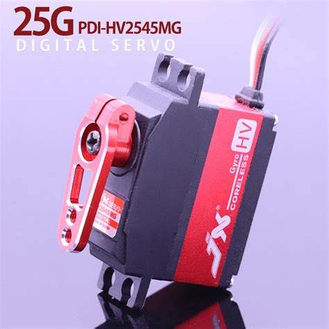 JX PDI HV2545MG 25g Metal Gear Digital High Voltage Tail Servo For RC
