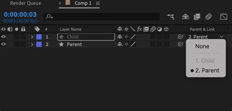 How To Show Parent In After Effects Aejuice