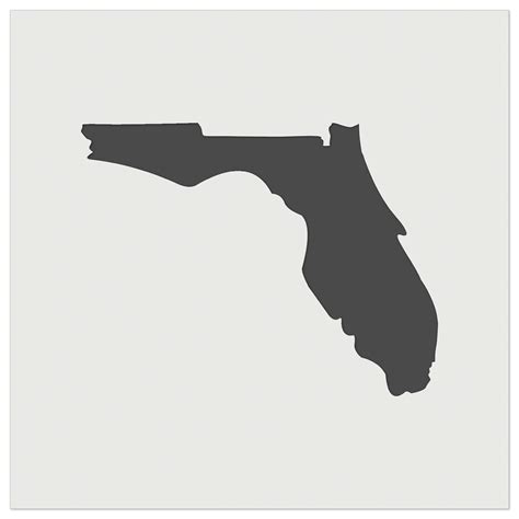 Florida State Silhouette Wall Cookie Diy Craft Reusable Stencil Michaels
