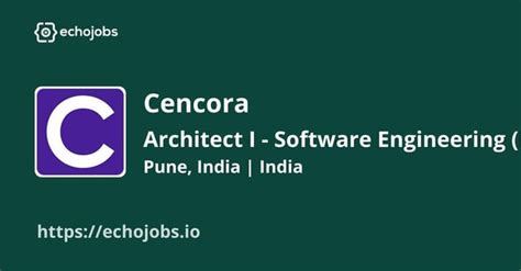 Cencora Is Hiring Architect I Software Engineering In Pune India